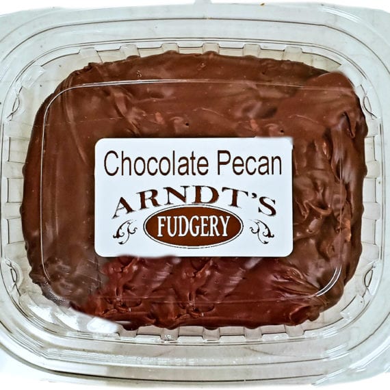 7 oz. Tamper Proof Container Fudge Display | Arndt's Fudgery LLC